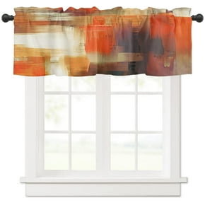 Burnt Orange Valances