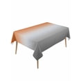 Burnt Orange Gray Ombre Table Cloth, Modern Gradient Abstract Art ...