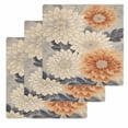 Burnt Orange Grey Kitchen Dish Towels for Drying Dishes Set of 3 ...