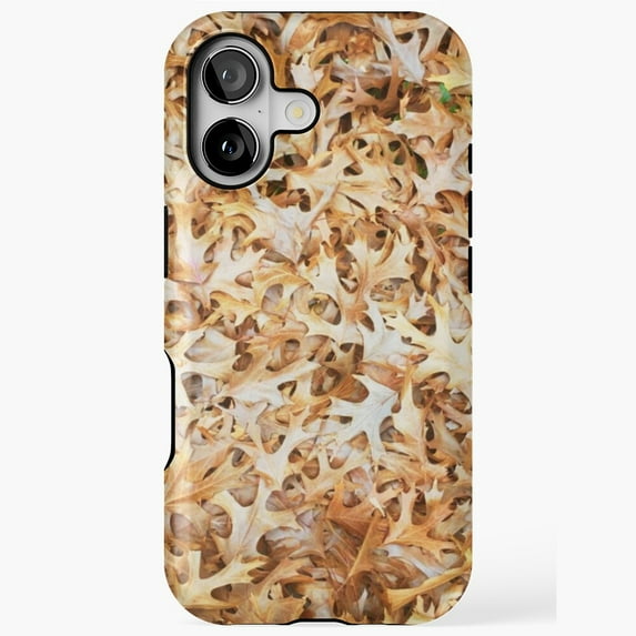 Burnt Orange Leaves Protective Case for iPhone 11 12 13 14 15 16 17 Pro ...