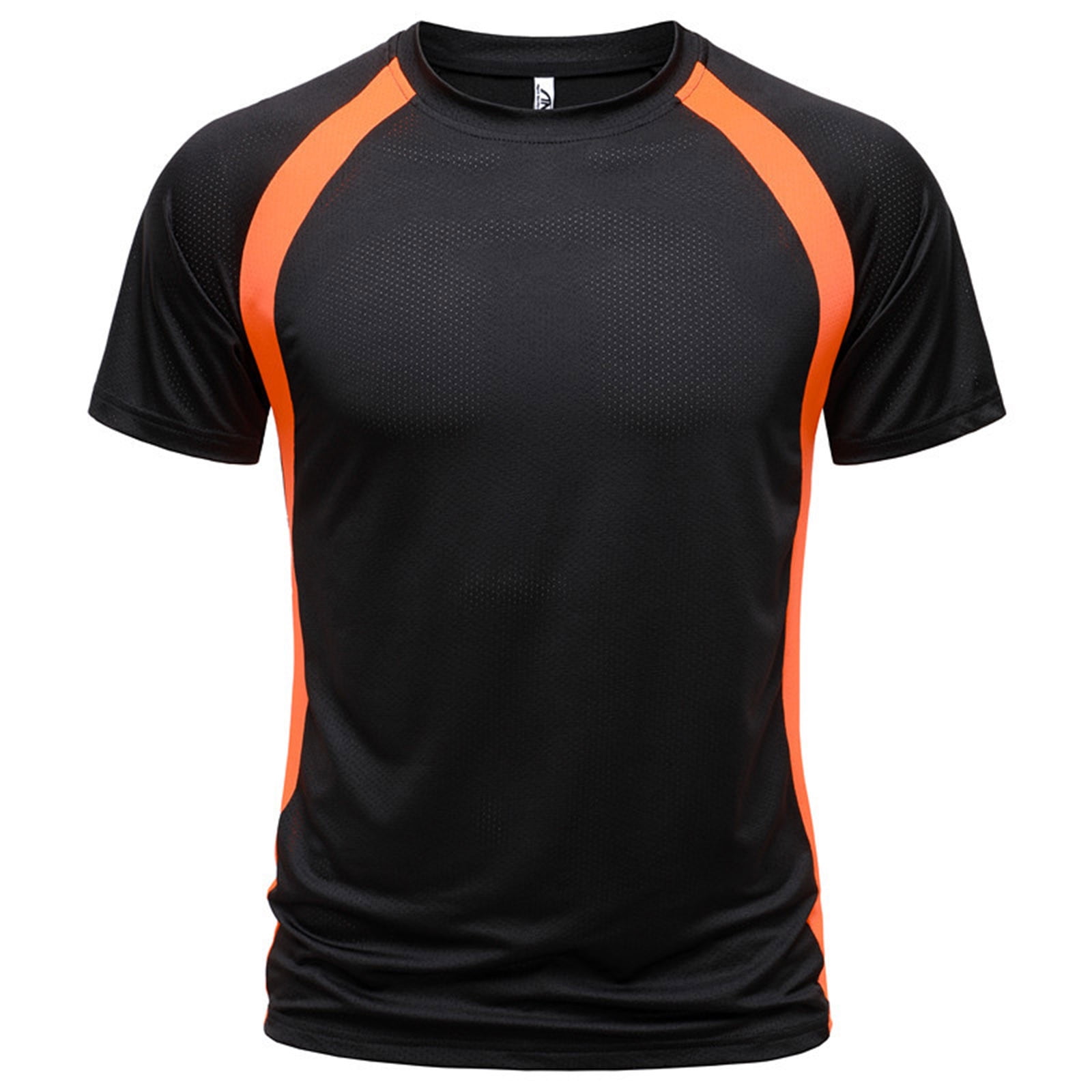 Burnt Orange Man Sport Gym Brunch Jogger Short Sleeve Outfits ...