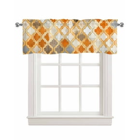 Burnt Orange Valances