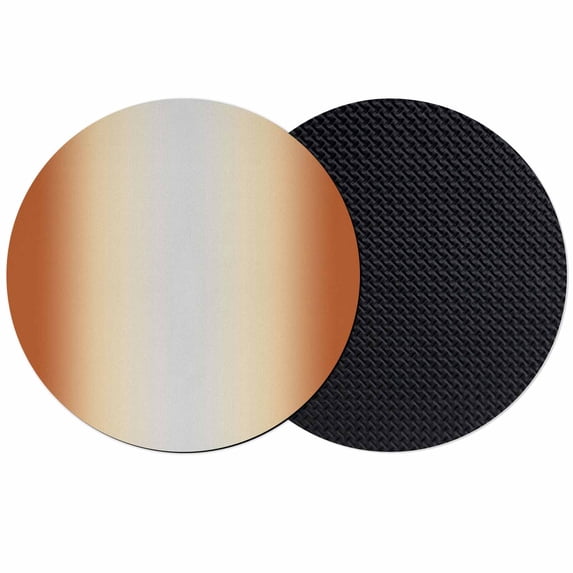Burnt Orange Ombre Coasters Set of 2, Absorbent Coasters for Drinks ...