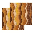 Burnt Orange Ombre Kitchen Dish Towels for Drying Dishes Set of 2 ...