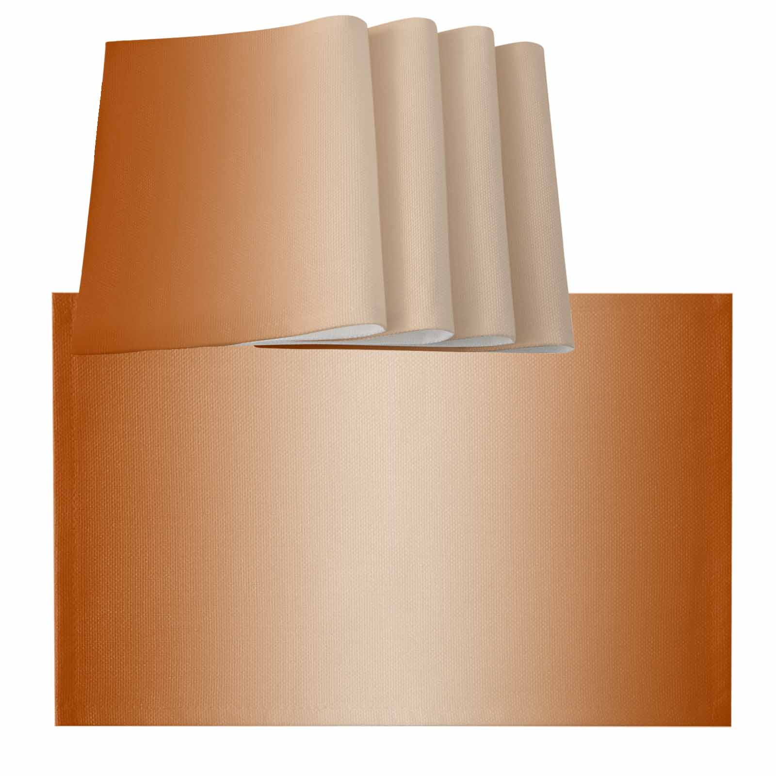 Burnt Orange Ombre Modern Gradient Abstract Art Burlap Kitchen Place ...