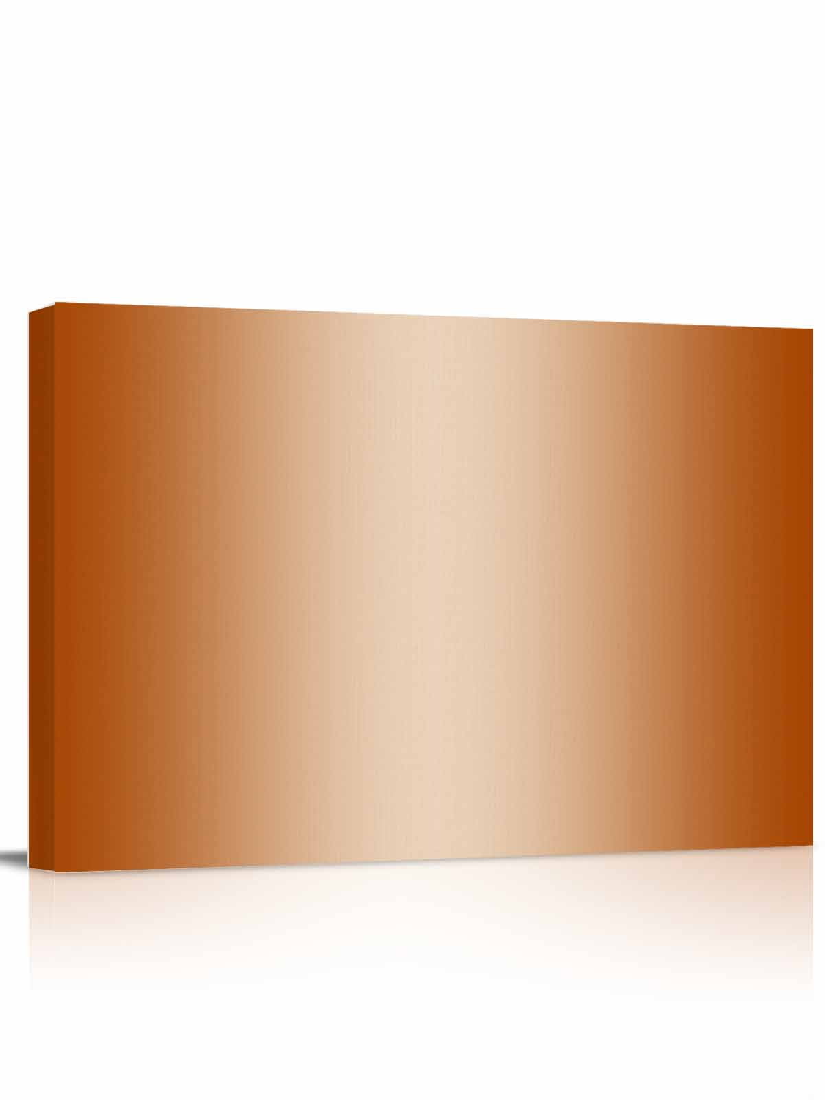 Burnt Orange Ombre Wall Art for Living Room,Canvas Picture Wall Decor ...