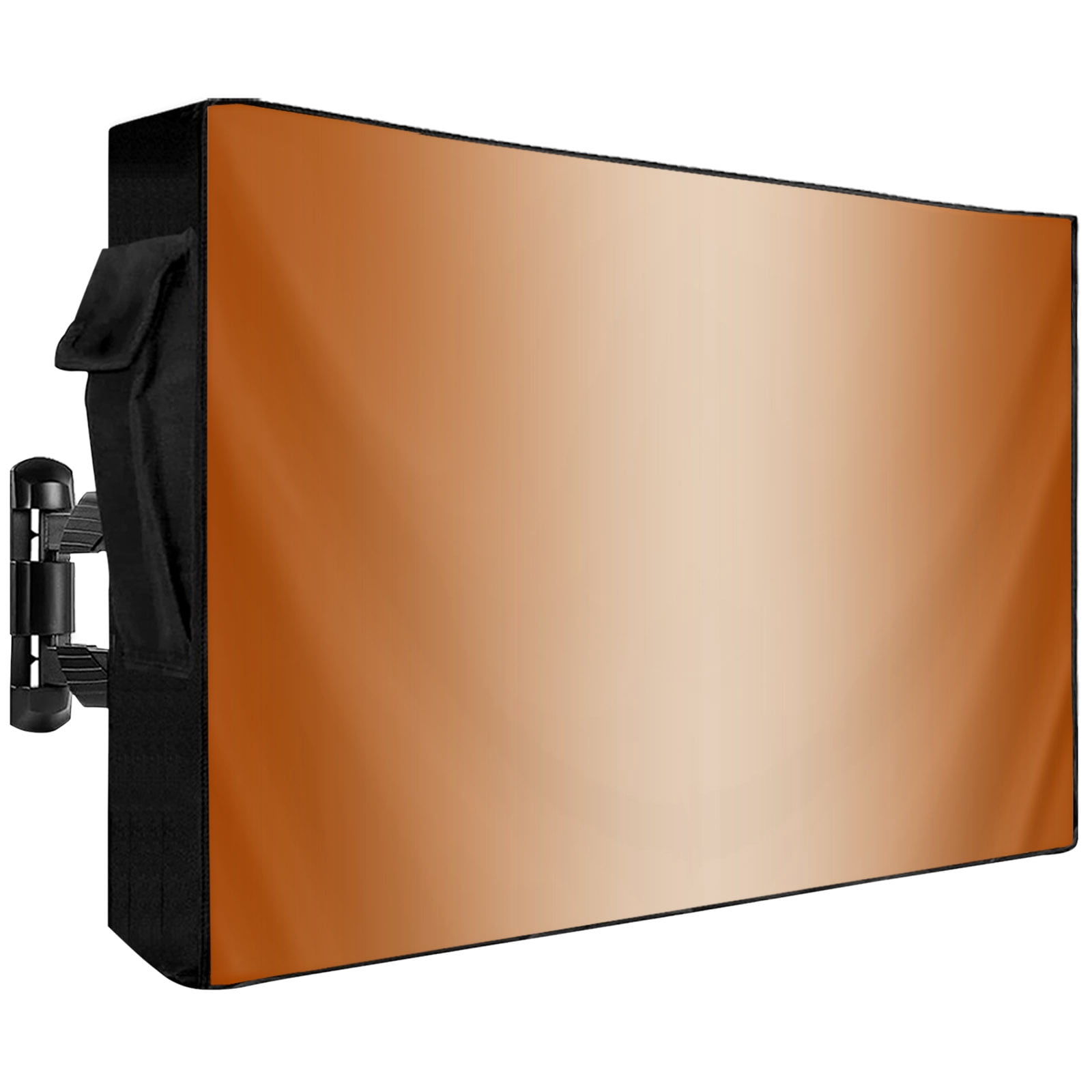 Burnt Orange Outdoor TV Cover 60 to 65 inch Ombre Solid Color Gradient ...