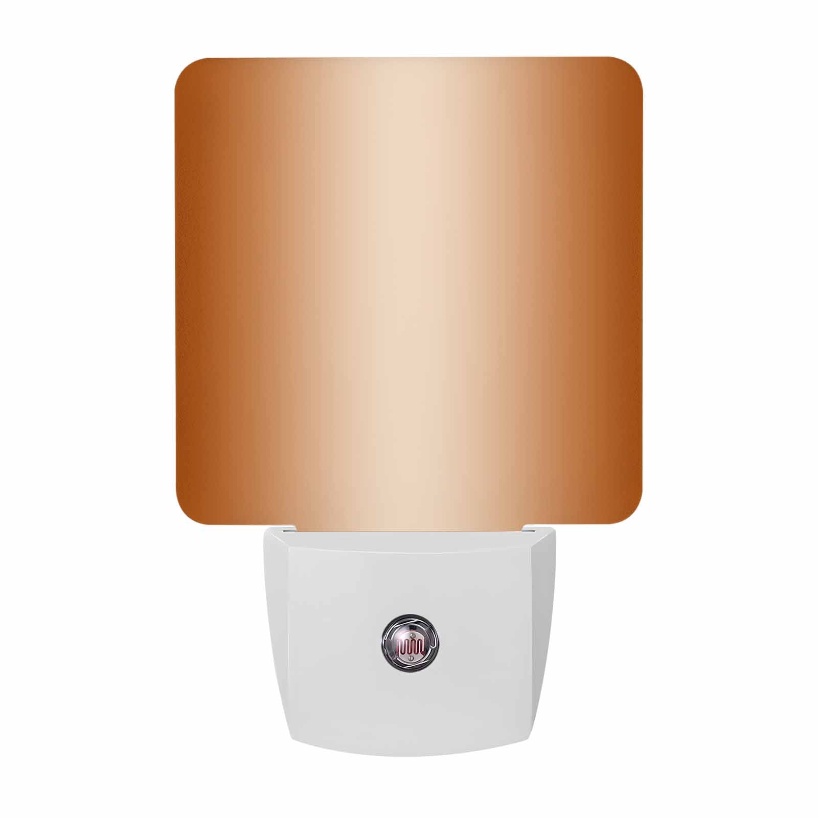 Burnt Orange Plug-in LED Night Lights Ombre Auto Dusk-to-Dawn Sensor ...