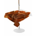 Burnt Orange Rectangle Outdoor Tablecloth, Waterproof Table Cloth Cover ...