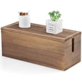 Burnt Wood Large Cable Organizer for Desk Floor Office Cord Management ...