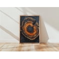 Burnt Wood Slice Organic Rings Wall Art Poster Unframed Paper Print ...