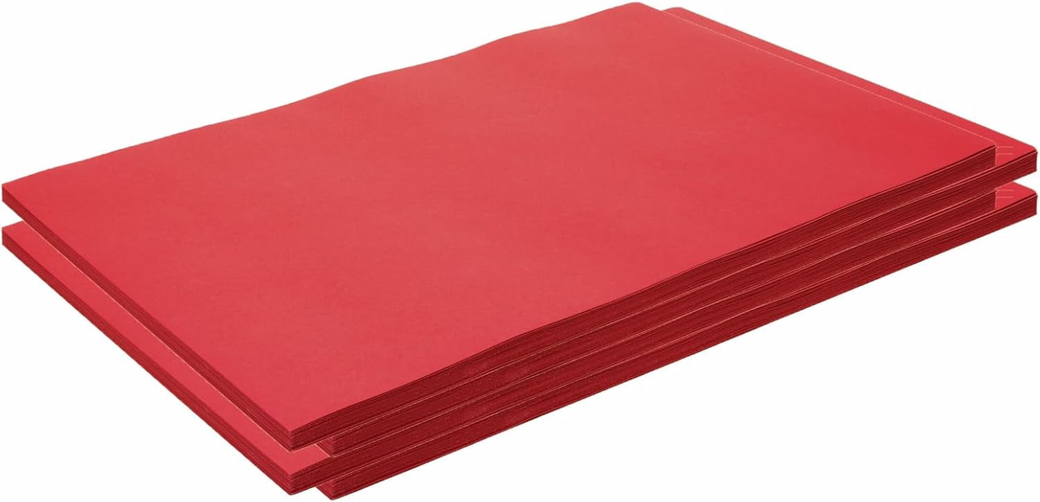 Colorations Construction Paper,Holiday Red,12 inches x 18 inches,300 ...