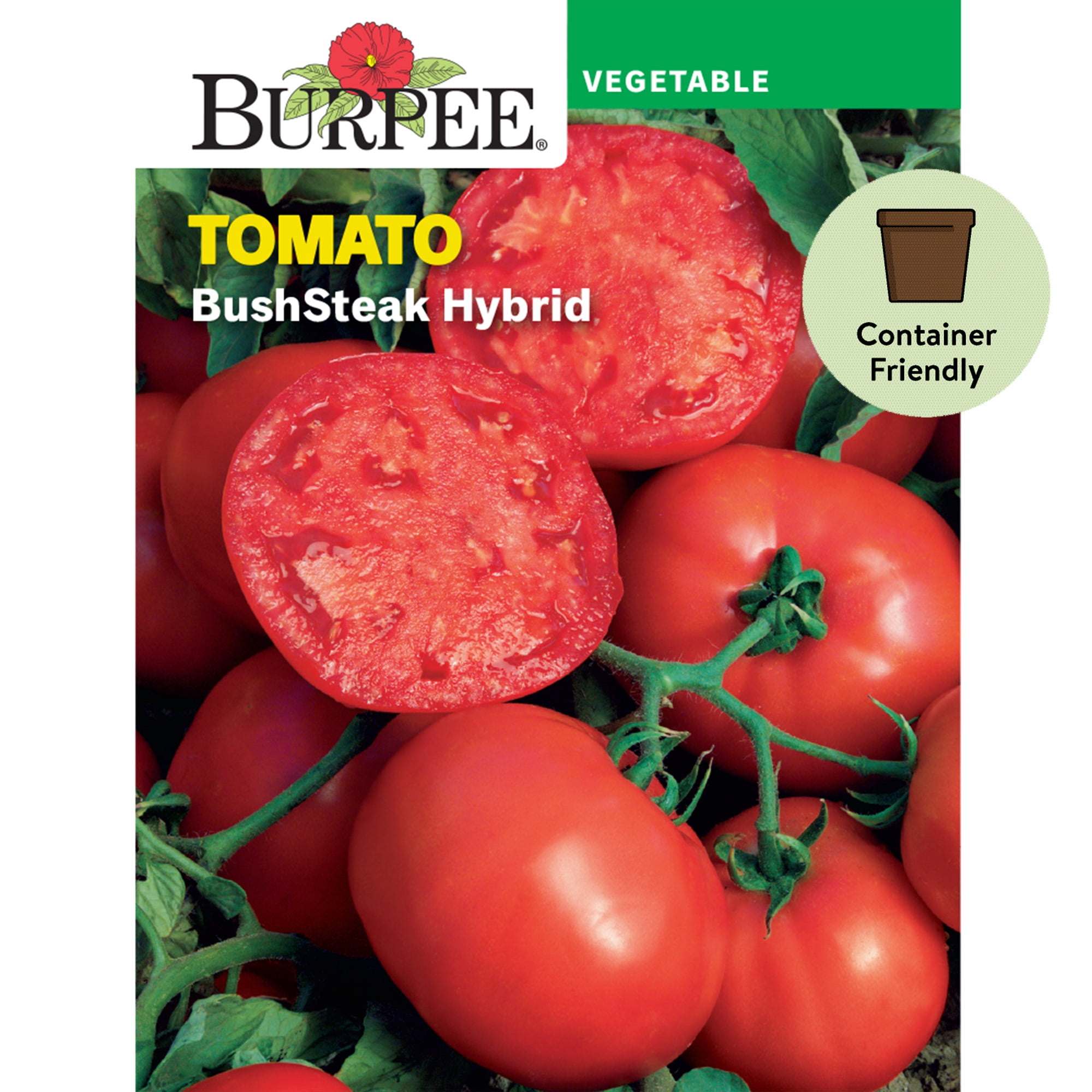Burpee BushSteak Hybrid Tomato Vegetable Seed, 1-Pack - Walmart.com