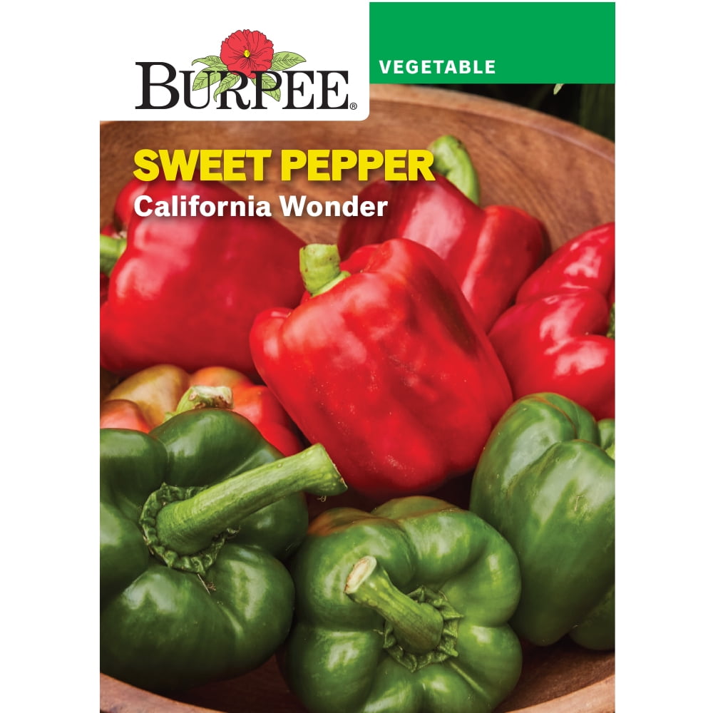 Burpee California Wonder Sweet Pepper Vegetable Seed, 1-Pack - Walmart.com
