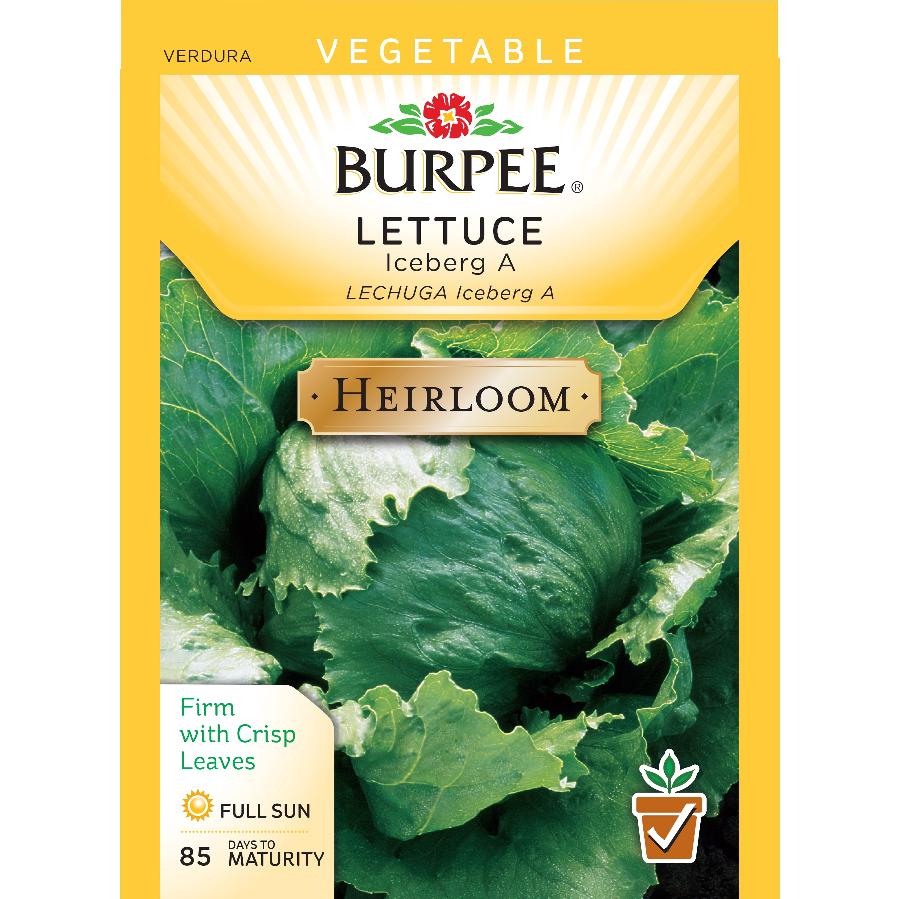 Burpee Lettuce Iceberg A Seed Packet - Walmart Business Supplies