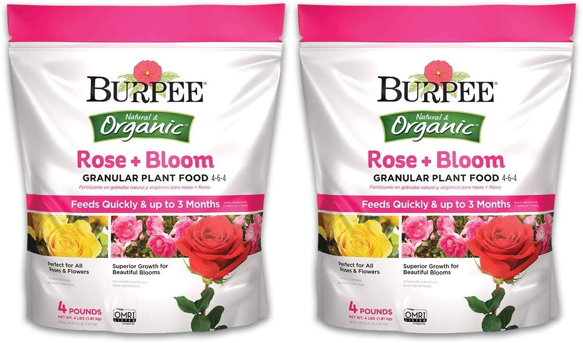 Burpee Natural Organic Rose Bloom Granular Plant Food - 4-6-4 Slow ...