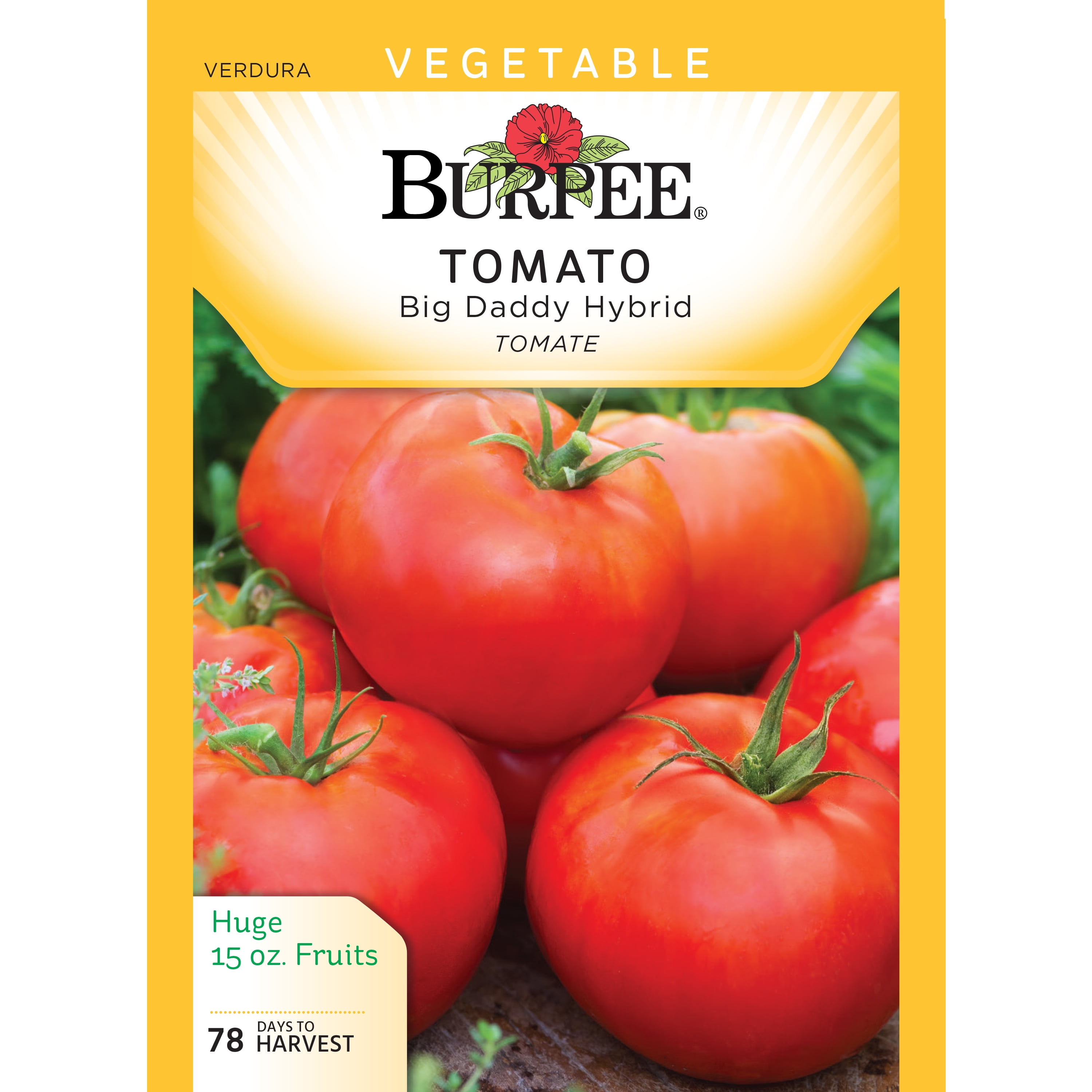 Burpee-Tomato, Big Daddy Hybrid Seed Packet - Walmart.com Burpee-Tomato, Big Daddy Hybrid Seed Packet - Walmart.com