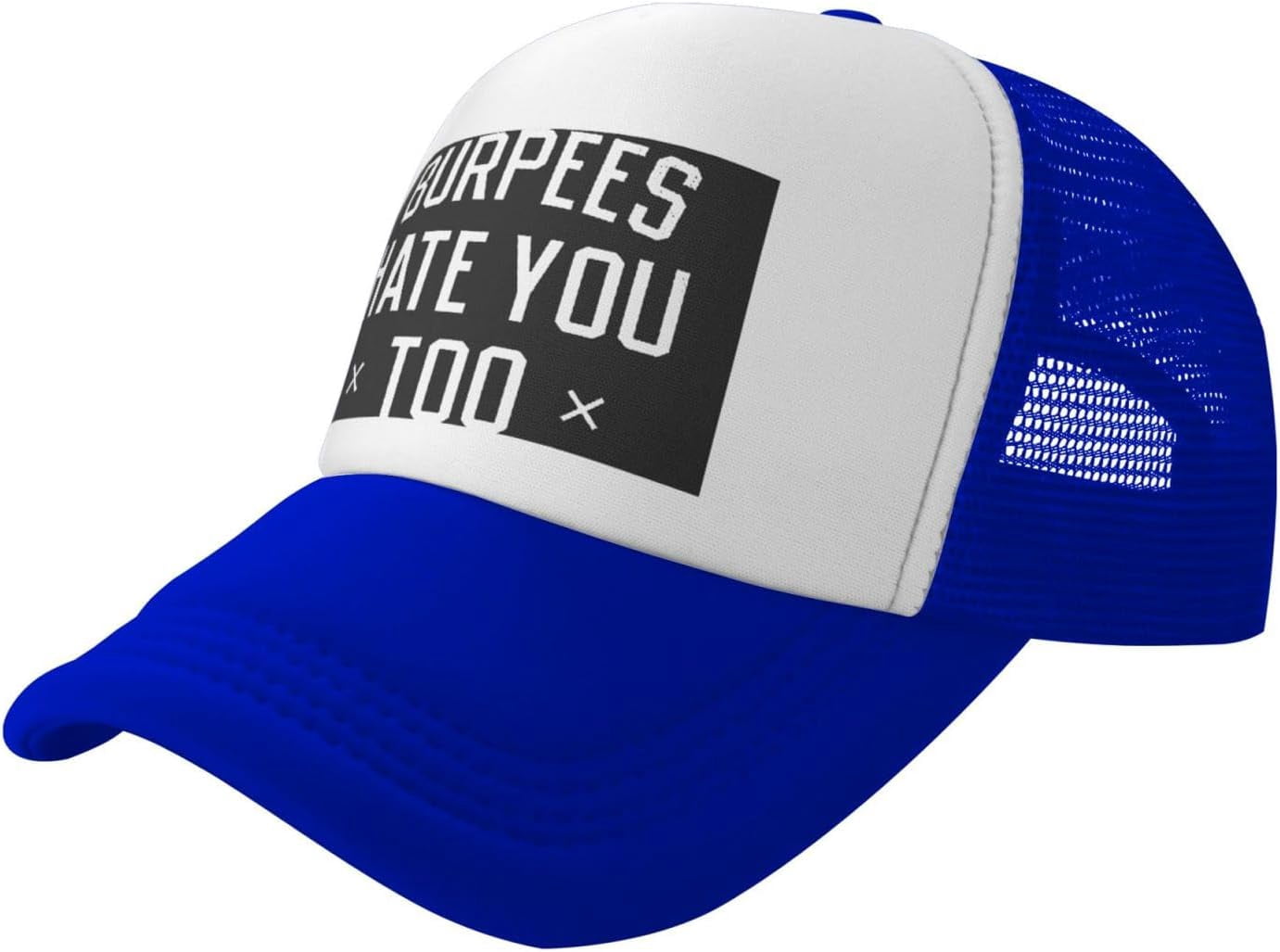 Burpees Hate You Too Outdoor Baseball Hat Adjustable Mesh Hat Truck ...