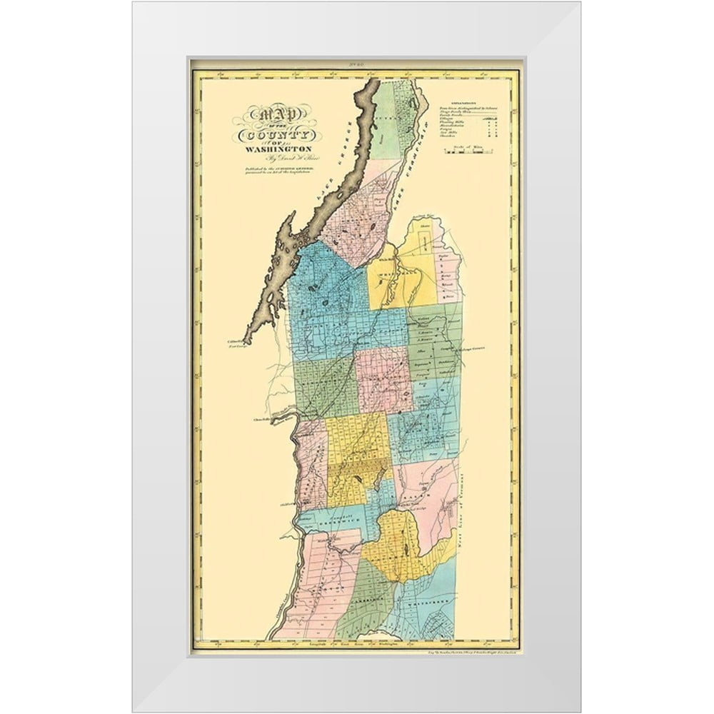 Burr 12x18 White Modern Wood Framed Museum Art Print Titled ...