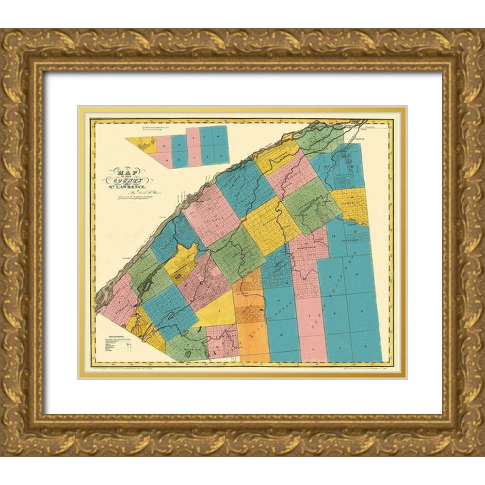 Burr 14x12 Gold Ornate Wood Framed with Double Matting Museum Art Print ...