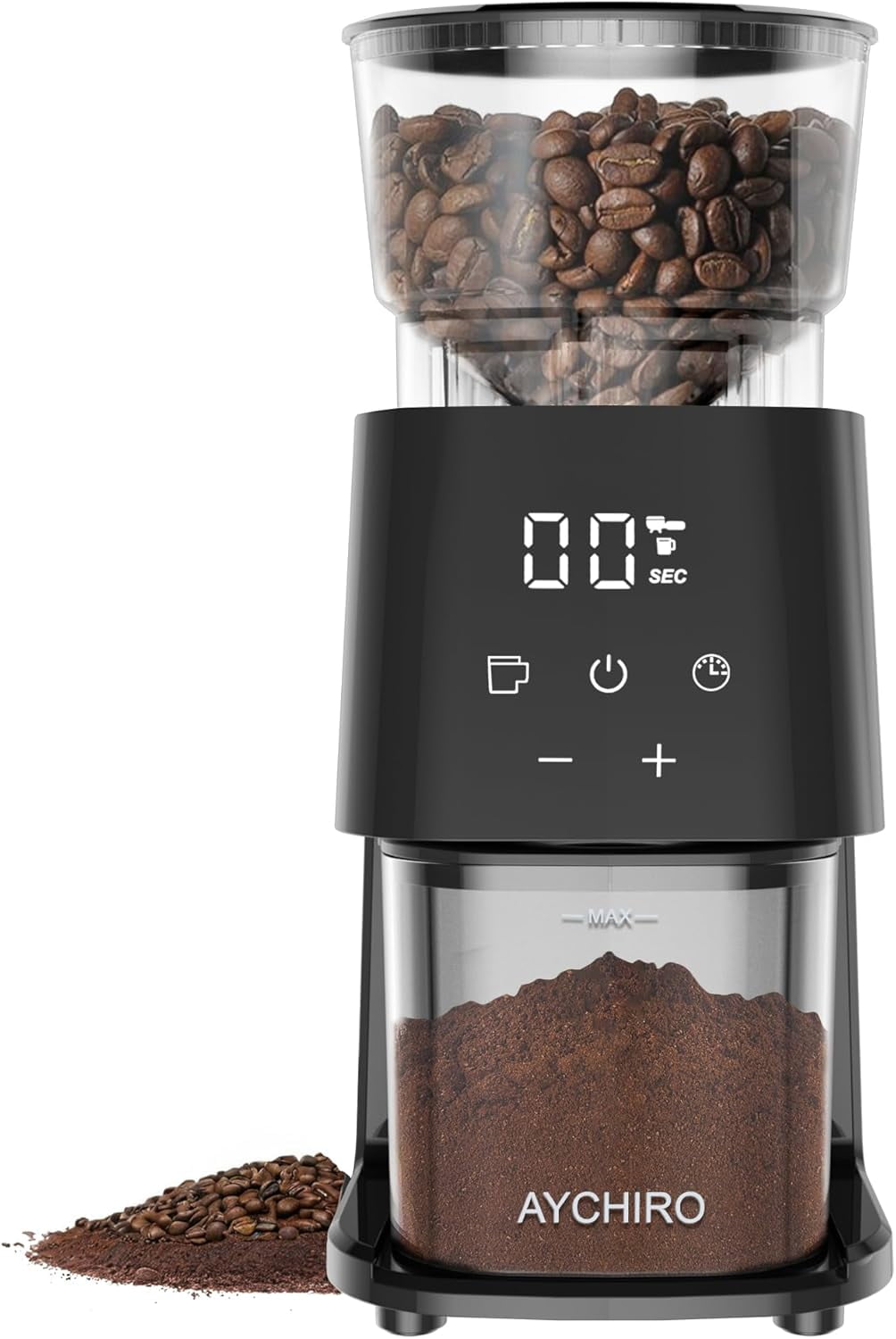 Burr Coffee Grinder Electric, Adjustable Burr Mill with 30 Grinding ...