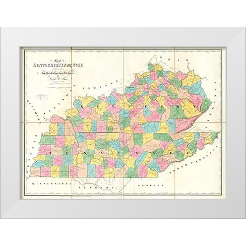 Burr, David 18x14 White Modern Wood Framed Museum Art Print Titled ...