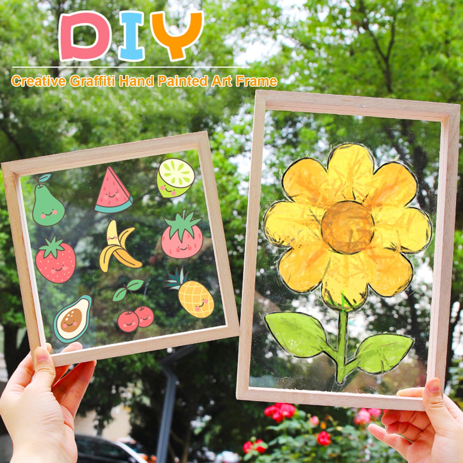 Burr-free Transparent DIY Picture Frame - Rounded Edges Decorative ...