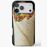 Burrito Fun Minimal Food Theme Art iPhone Case 17 11 12 13 14 15 16 Pro ...