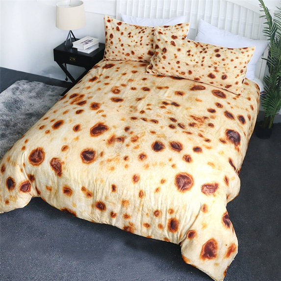 Burritos Duvet Cover Set King Size 3D Print Food Theme Comforter Cover ...