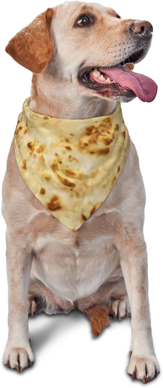 Burritos Giant Flour Tortilla Taco Dog Bandana Triangle Bibs Scarf ...