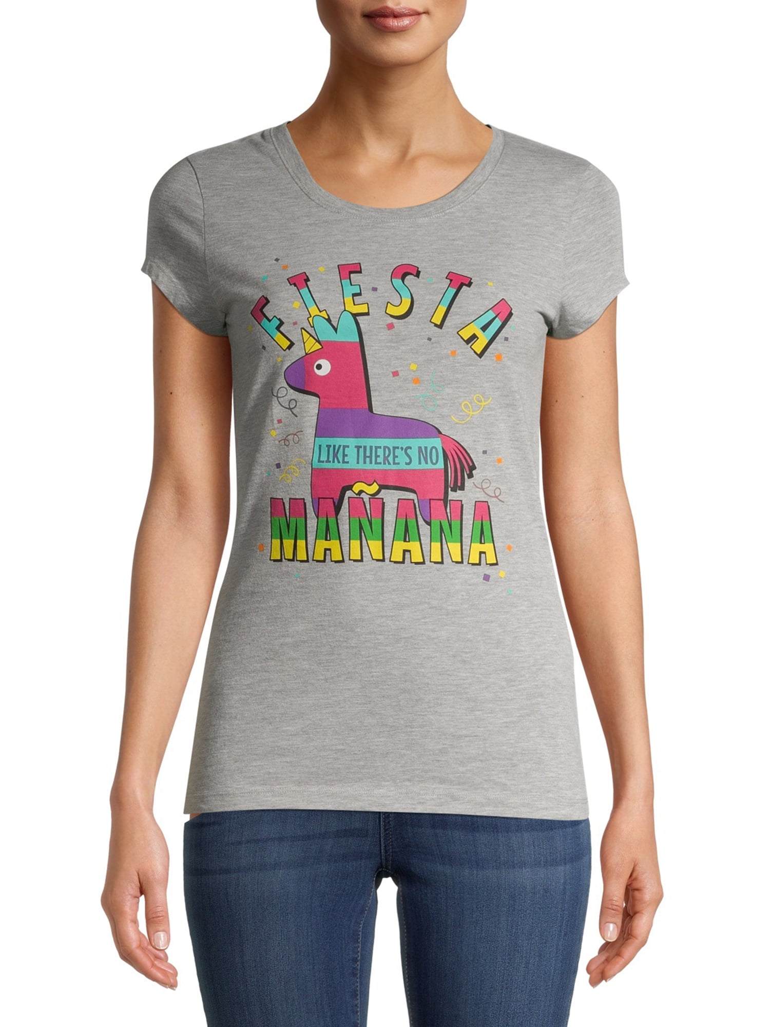 Burro Pinata Junior' T-shirt with Short Sleeves - Walmart.com