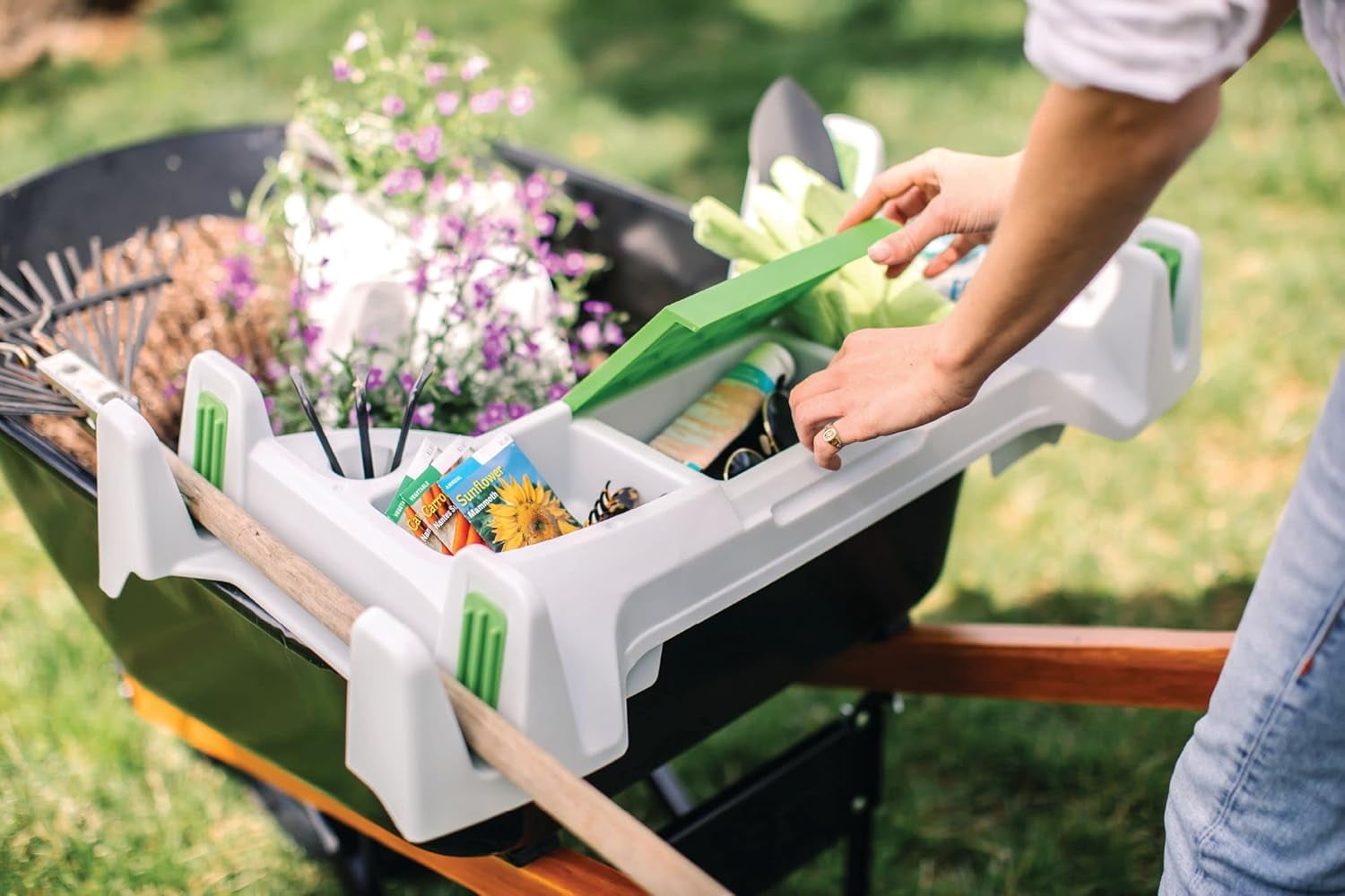 The Burro , USA Made Lawn/Garden Tray for All 4-6 cu. ft. wheelbarrows ...