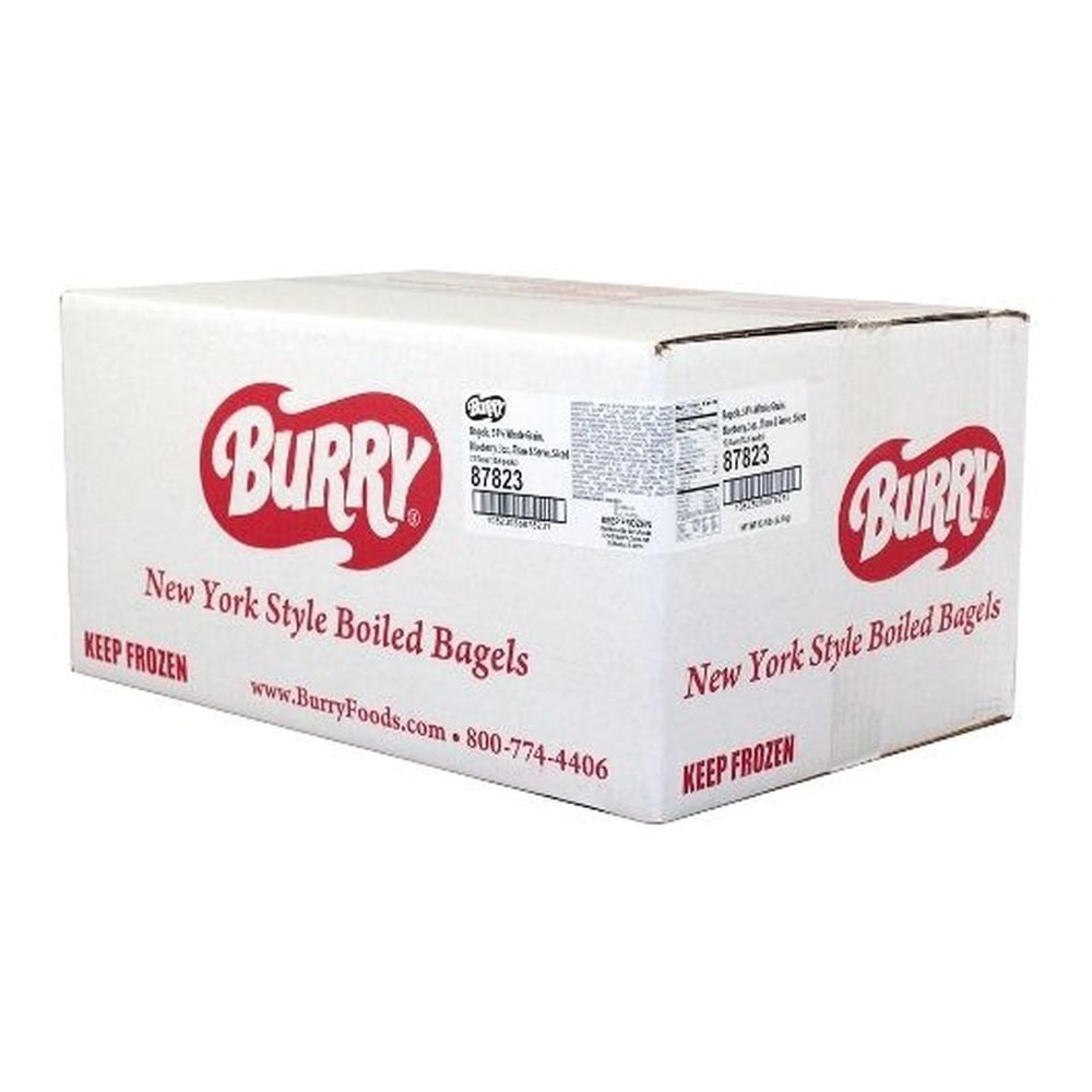 Burry Bagel, 51 Percent Whole Grain Blueberry, Kosher, Thaw and Serve ...