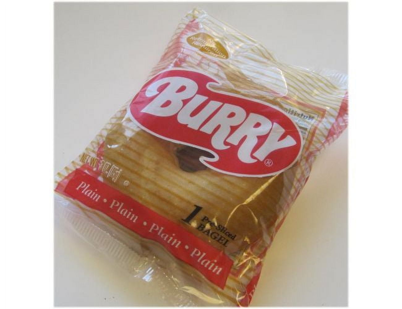 Burry Foodservice Thaw and Sell Sliced Plain Bagel, 3 Ounce 48 per case ...