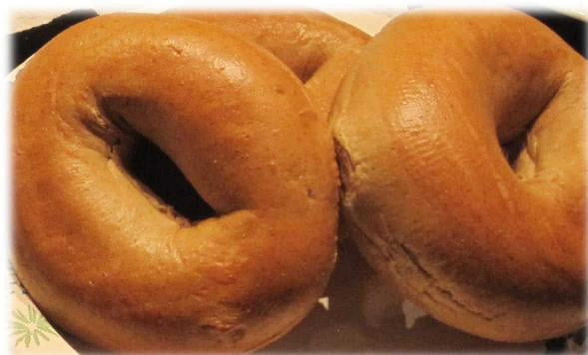 Burry Foodservice Thaw and Sell Sliced Whole Grain Wheat Bagel, 4 Ounce ...