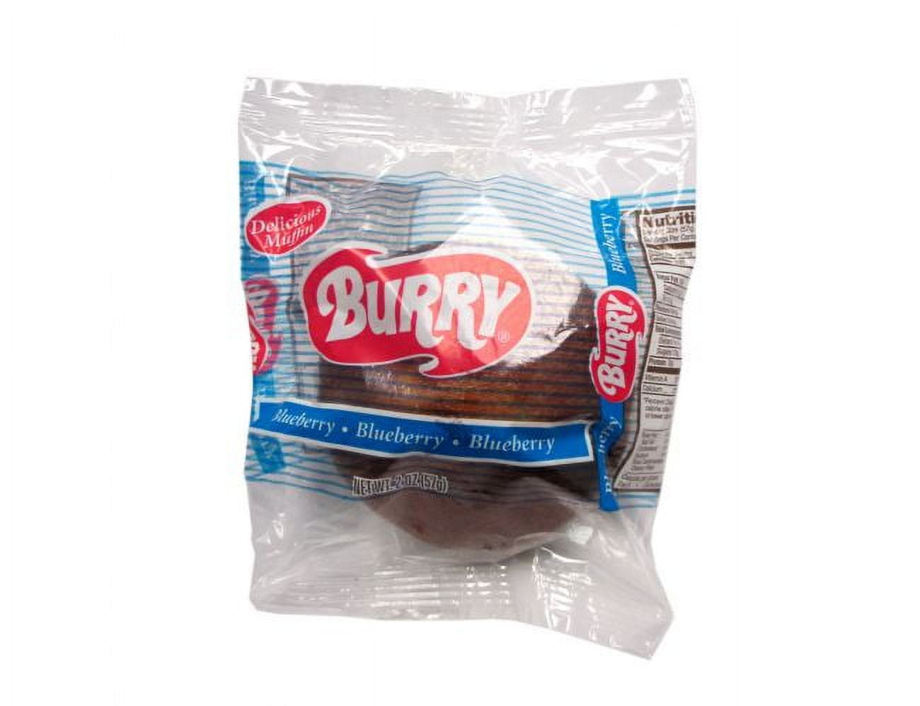 Burry Individually Wrapped Blueberry Cake Muffin, 2 Ounce - 120 per ...