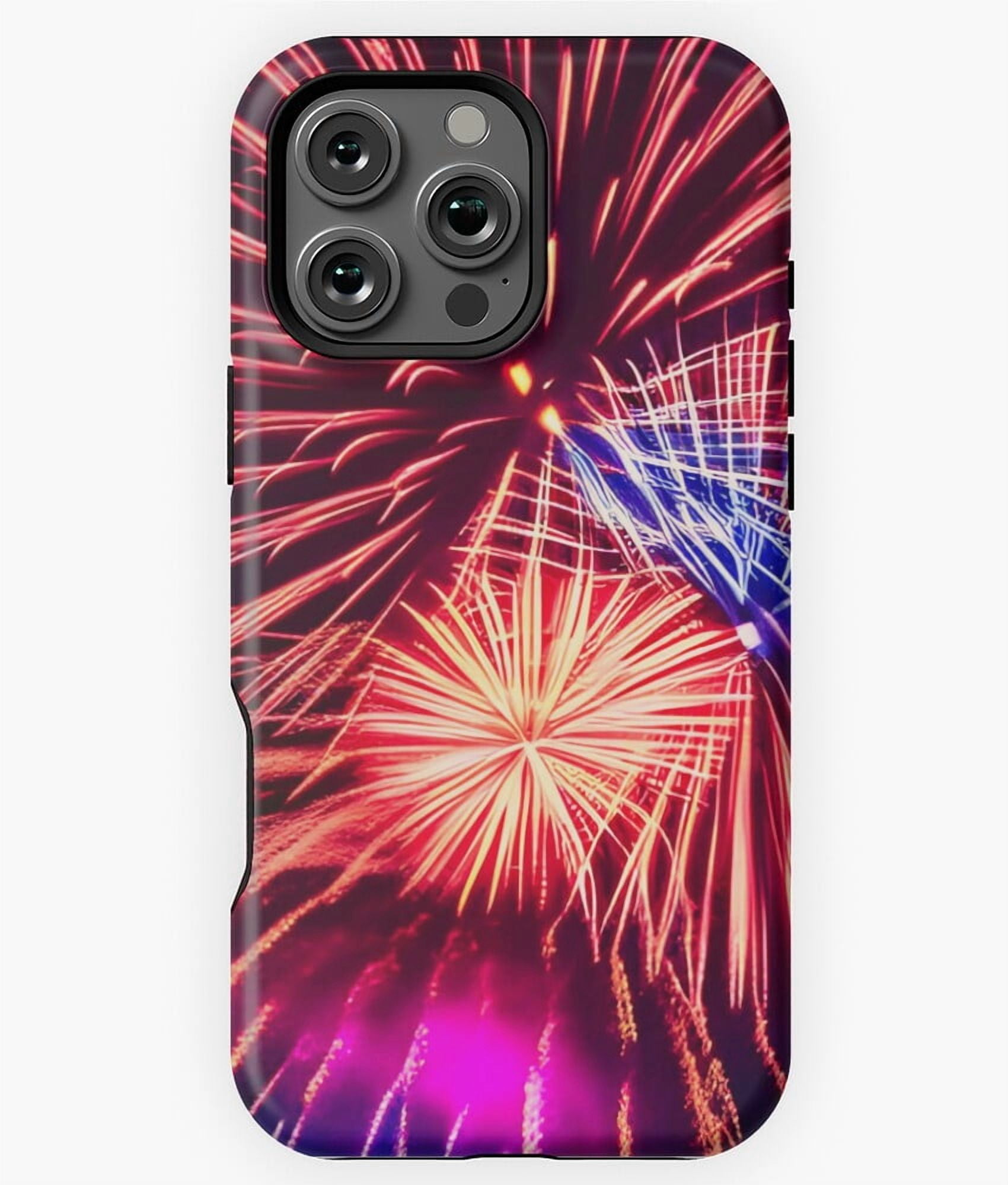 Burst On The Scene Fireworks Display Phone Case for iPhone 16 15 14 13 ...