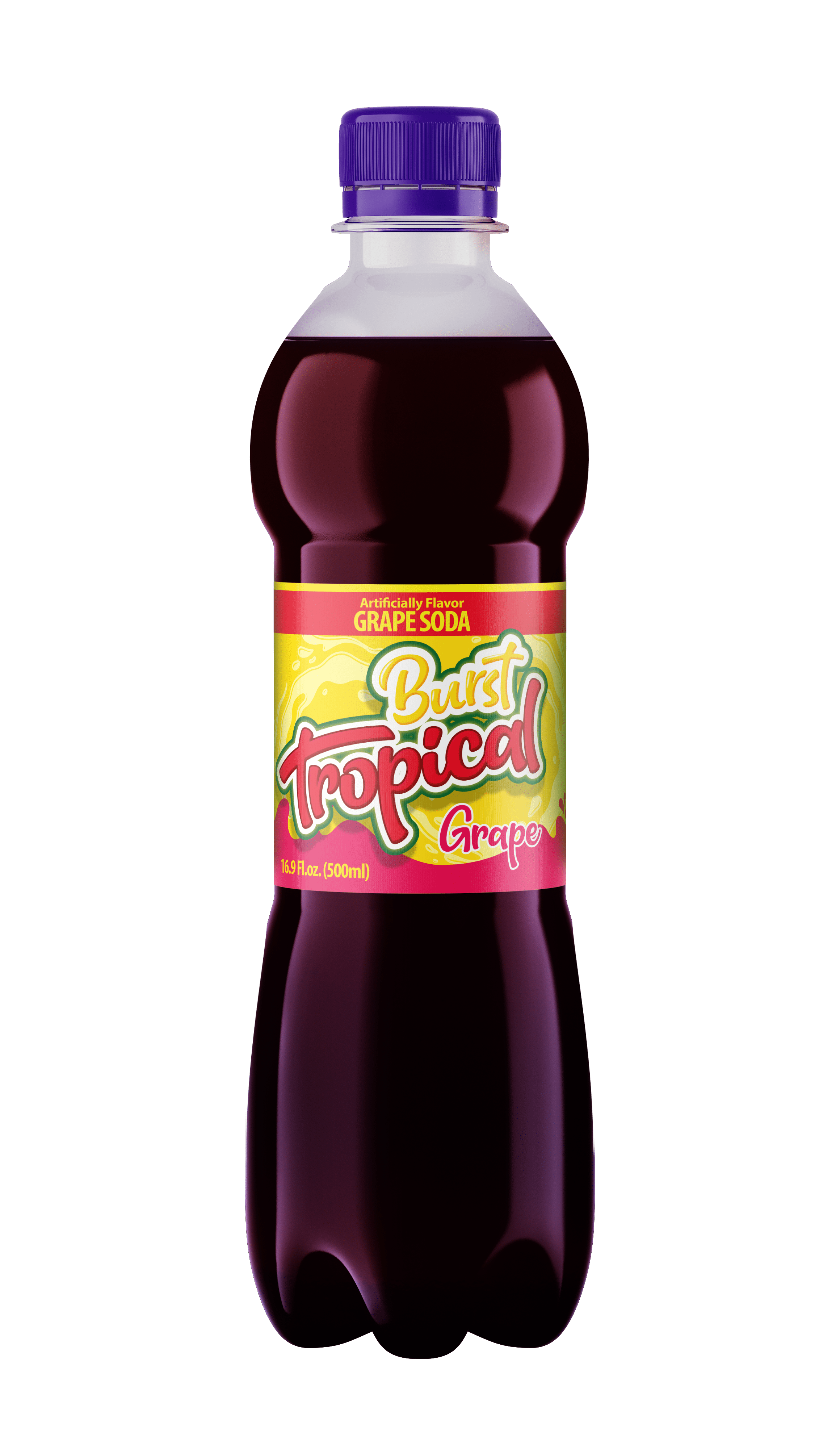 Burst Tropical Soda - Grape/Uva - 12-PACK - Walmart.com