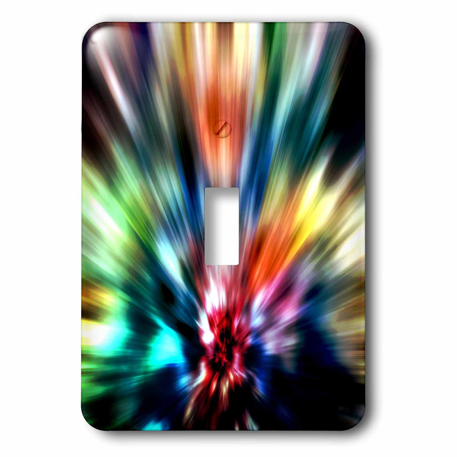 Burst of Colors - retro tie dye style of colorful starburst graphic ...