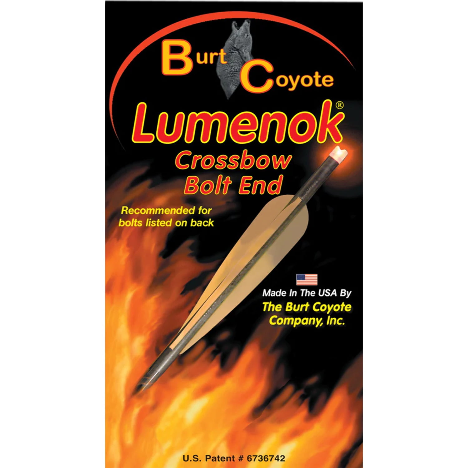 Burt Coyote ECF3 Lumenok Carbon Bolt Flat Nock - Walmart.com