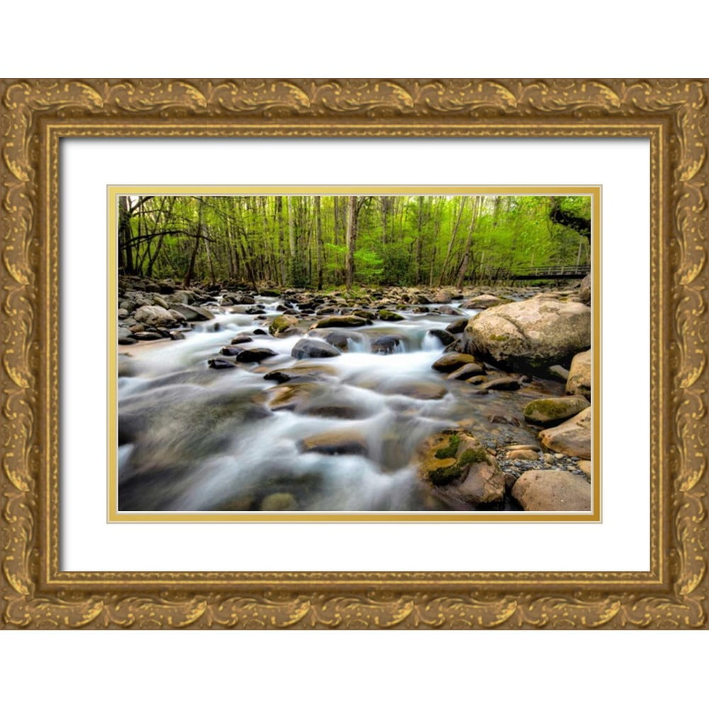 Burt, Daniel 14x11 Gold Ornate Wood Framed with Double Matting Museum ...