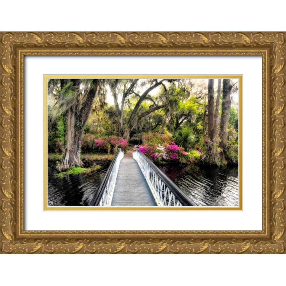 Burt, Daniel 18x13 Gold Ornate Wood Framed with Double Matting Museum ...