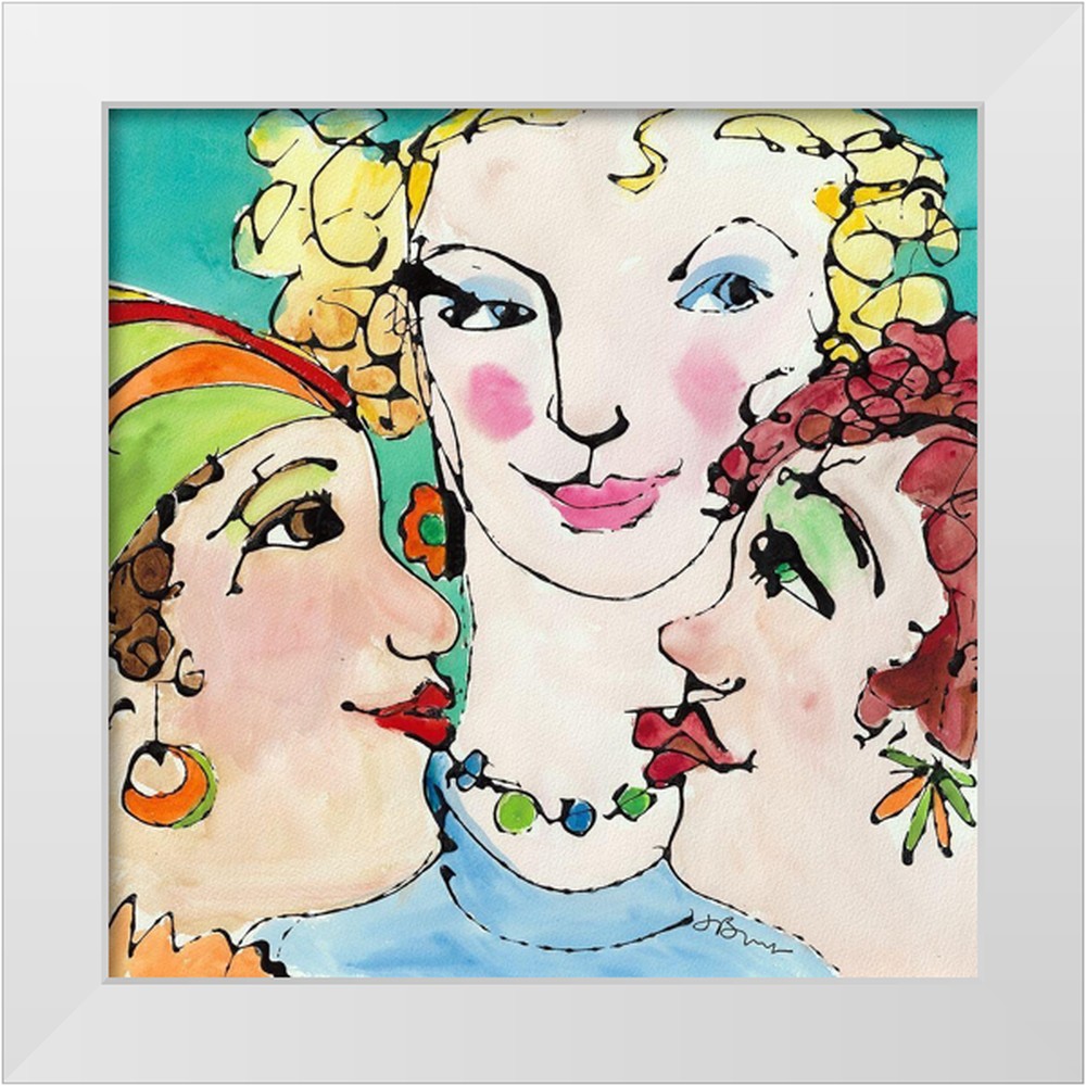 Burt, Jane 20x20 White Modern Wood Framed Museum Art Print Titled ...