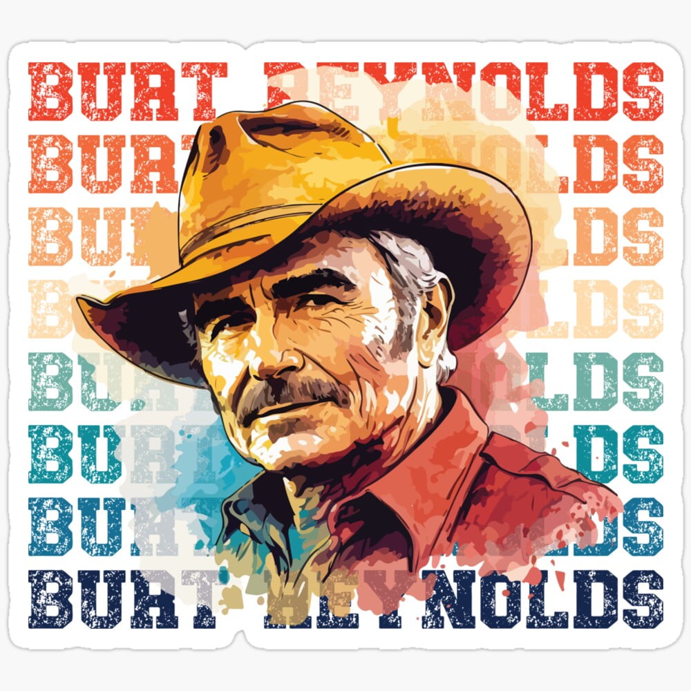 Burt Reynolds 2 Sticker Phone Decal Water Bottle Stickers Car Decals ...