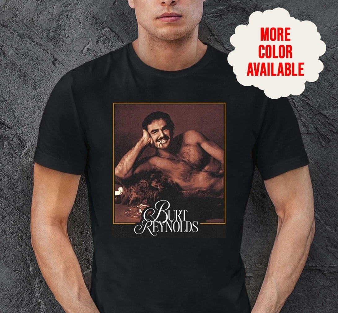 Burt Reynolds Smoking 90s T-shirt - Walmart.com