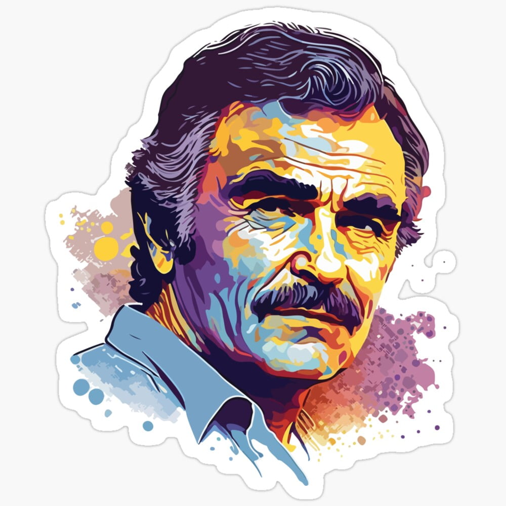 DOPASTICKER Burt Reynolds Gift You - Phone Stickers, Waterproof Decals ...