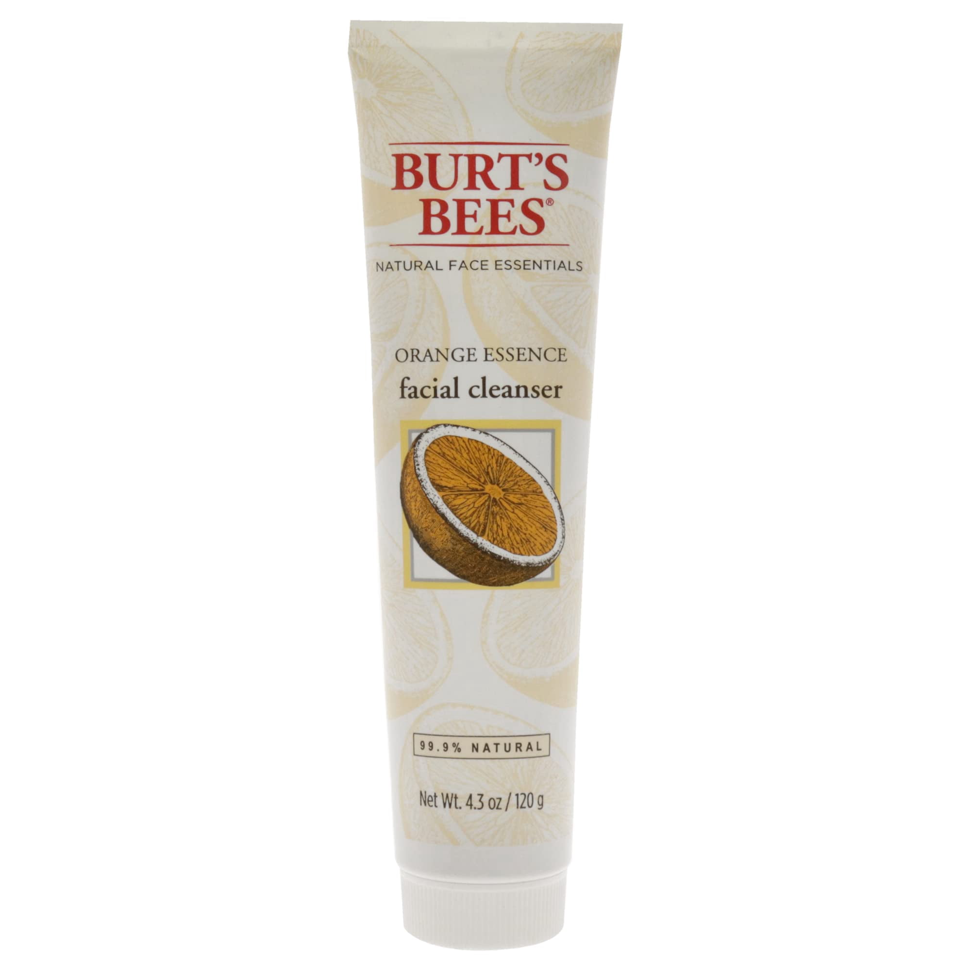 Burt,S Bees Orange Essence Facial Cleanser, Sulfate-Free Face Wash, 4.3 ...