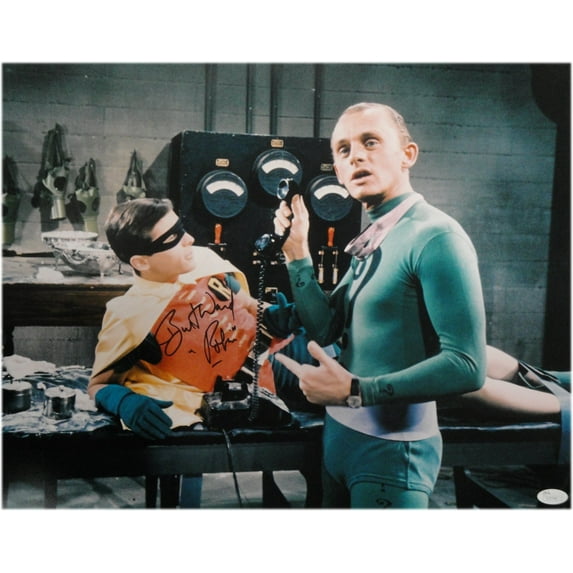 Burt Ward Hand Signed Autographed 16X20 Photo Batman "Robin" w/ Riddler ...