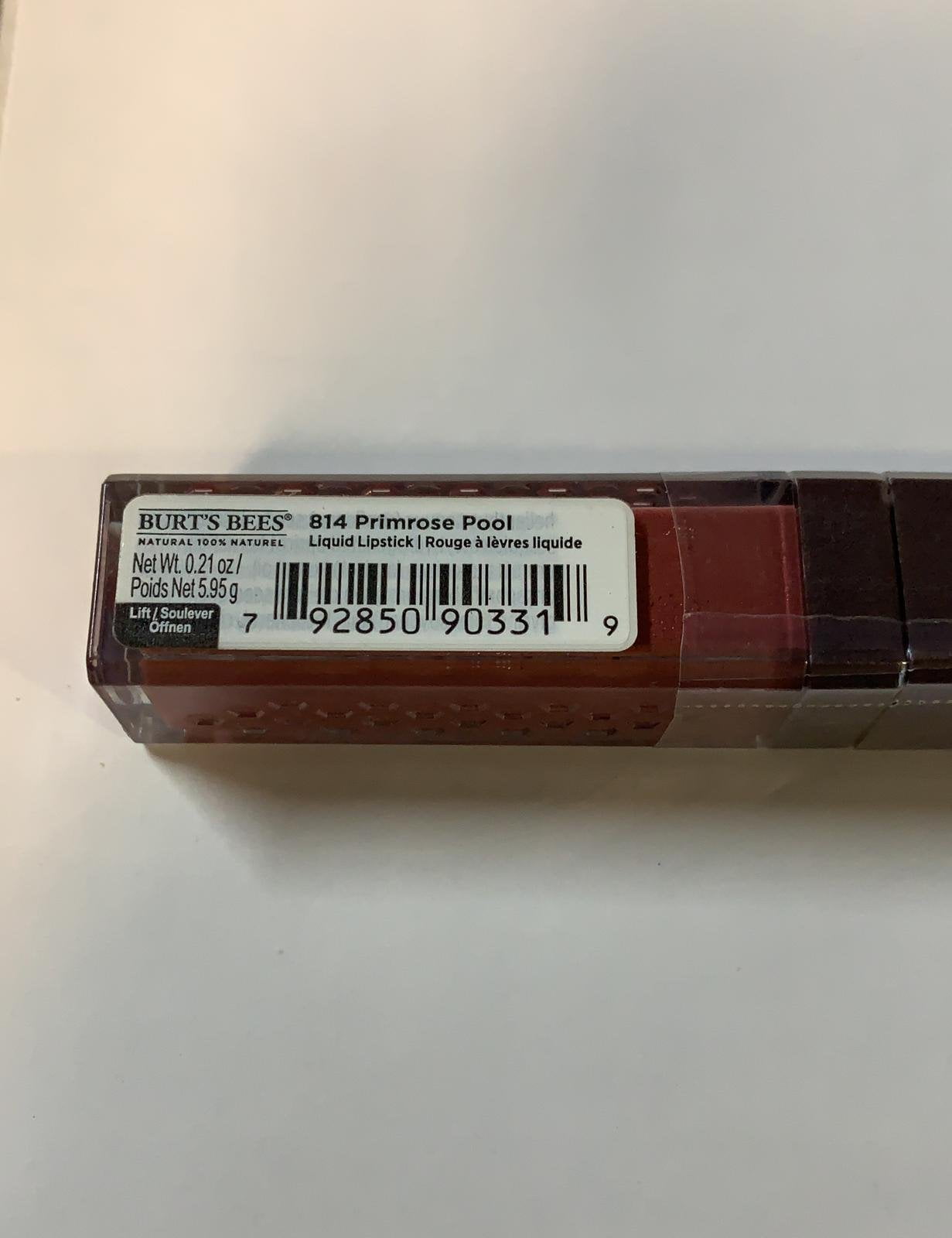 Burt's Bees 100% Natural Moisturizing Liquid Lipstick, 814 Primrose ...