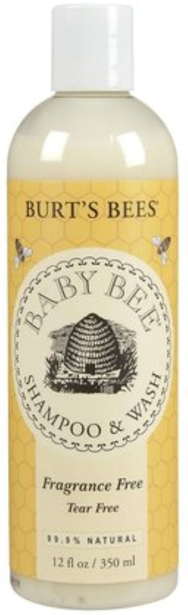 Burt's Bees Baby Bee Shampoo & Wash, Fragrance Free 12 oz (Pack of 2 ...